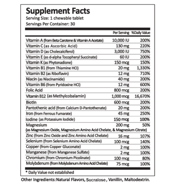 ProCare fjölvítamín-tyggitöflur fruit - provit.is